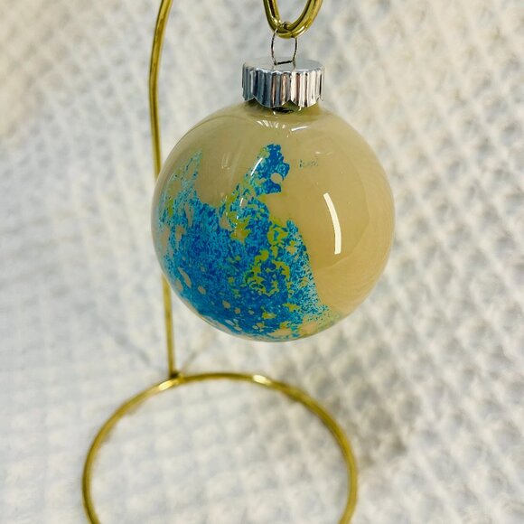 Mazz | Holiday | Hand Painted Glass Art Ornament 47 | Poshmark